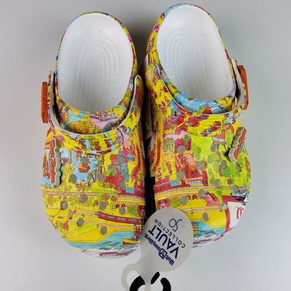 Disney | Shoes | Wdw Crocs Walt Disney Parks 5th Anniversary Vault ...